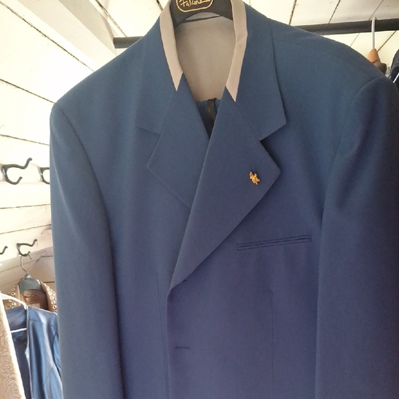 Falcone | Suits & Blazers | Elegant Blue Mens Suit By Pal Zileri | Poshmark